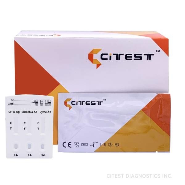 Chw Antigen Ehrlichia Antibody Lyme Igg Igm Test Cassette 10t